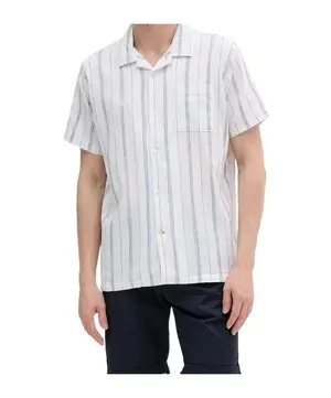 Barbour Striped Revere Shirt - White