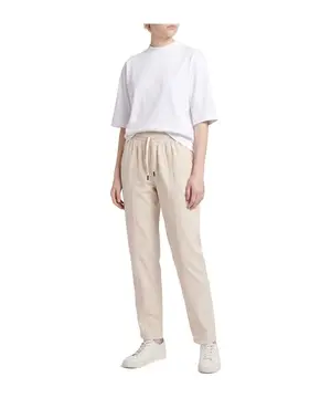 Isabel Marant Étoile Tapered Jersey Trousers With Drawstring Waist