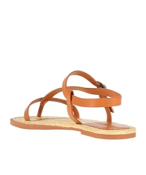 Farm Rio Slingback Thong Sandals With Buckle Fastening