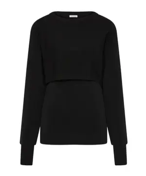 ST. AGNI Layered Design Sweater