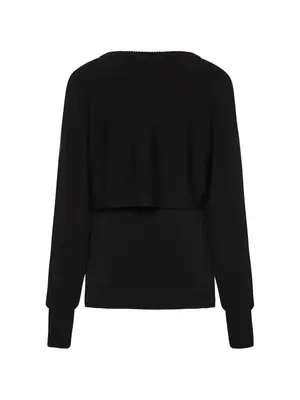 ST. AGNI Layered Design Sweater