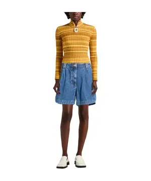 Farm Rio Denim Shorts