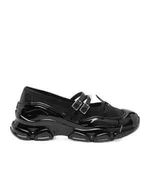 Simone Rocha Ballet Flats With Buckle Strap Closure And Bow Detailing