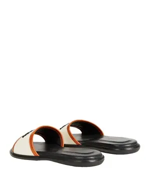 Isabel Marant Étoile Two-tone Leather Slippers