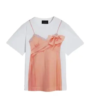 Simone Rocha Optical Illusion Print Crew Neck T-shirt