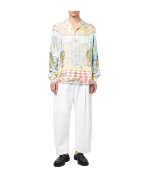 Casablanca Graphic-print Long-sleeve Shirt