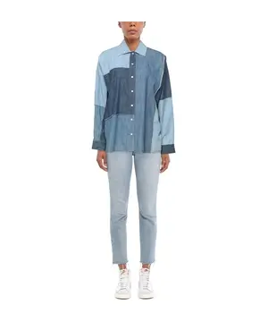 Dolce & Gabbana Patchwork Denim Shirt