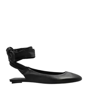 Attico Cloe Ballet Flats - Black