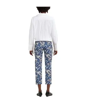 Max Mara Floral Print Tapered Trousers