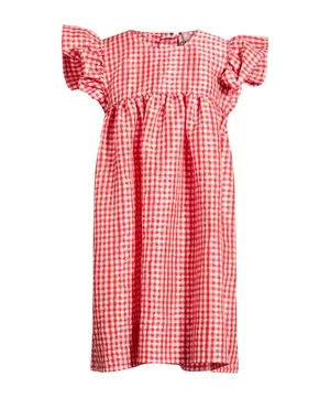 GANNI Short-sleeve Crew Neck Bubble Dress