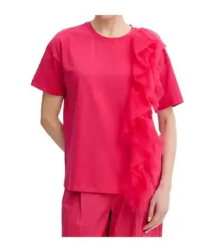 TWINSET Ruffled T-shirt - Red