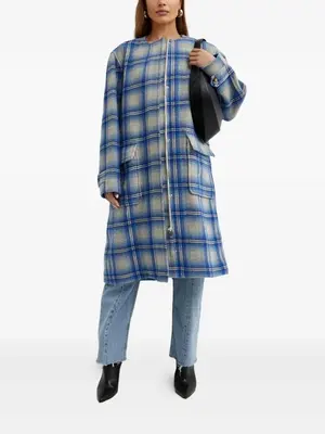 Isabel Marant Étoile Plaid Wool Coat