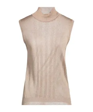 Max Mara Sleeveless High Neck Metallic Knit