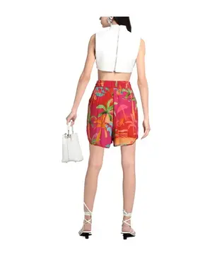 Farm Rio Printed Crepe Shorts