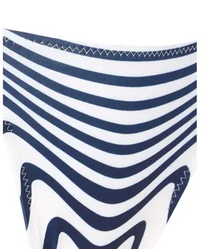 JEAN PAUL GAULTIER Striped Lace-up Bikini