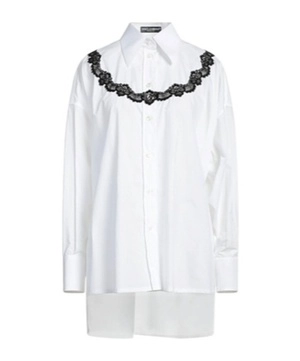 Dolce & Gabbana Twotoned Longsleeve Lace Shirt