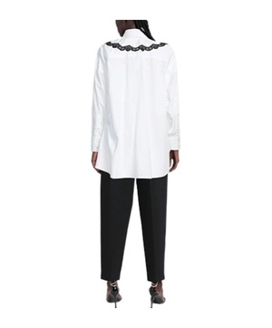 Dolce & Gabbana Twotoned Longsleeve Lace Shirt