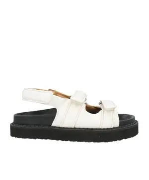 Isabel Marant Étoile Minimalist Leather Sandals - White