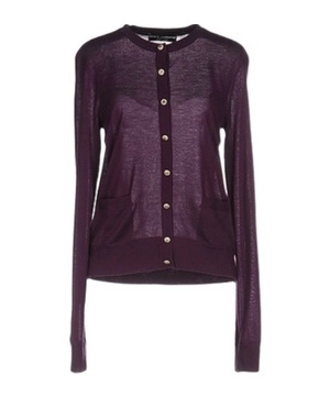 Dolce & Gabbana Solid Knit Sweater - Purple
