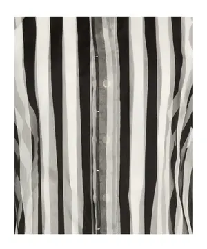 Sportmax Striped Yarn Long Sleeve Shirt
