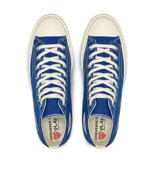 Comme Des Garçons Heart Logo High-top Sneakers
