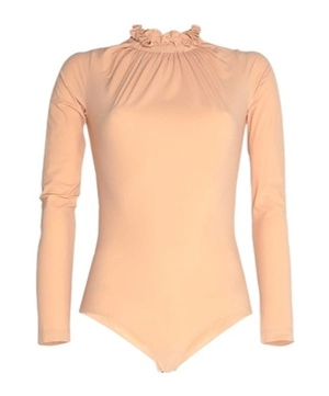 MAISON MARGIELA Solid-color Stretch Top - Nude