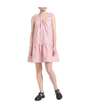 GANNI Jacquard Sleeveless Balloon Dress
