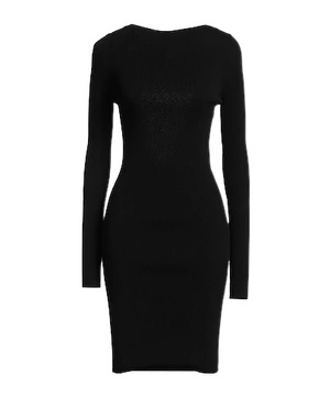 Rick Owens Fitted Knit Dress - Black
