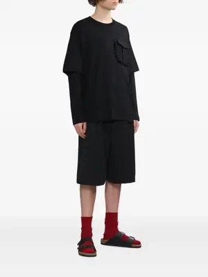 Simone Rocha Ruffle-pocket Layered T-shirt