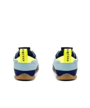 Alexander McQueen Ec1 Panelled Suede-trim Sneakers