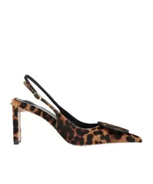 Jacquemus Leopard-print Pointed-toe Stiletto Heels