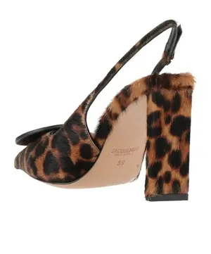 Jacquemus Leopard-print Pointed-toe Stiletto Heels