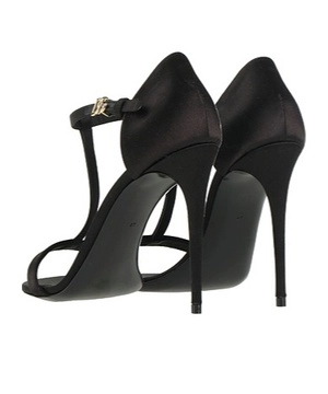 Dolce & Gabbana Satin Stiletto Sandals