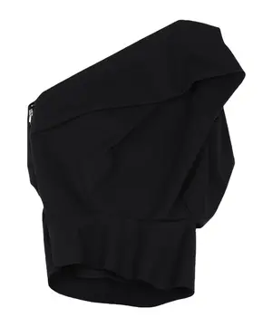 Rick Owens One-shoulder Top With Pleated Design