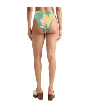 Farm Rio High-waisted Bikini Bottom - Pink
