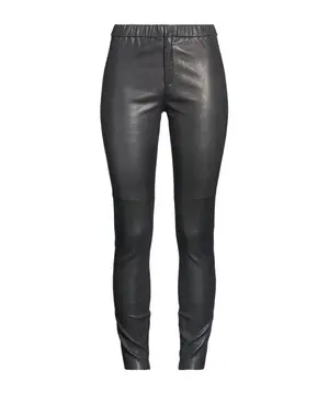 Isabel Marant Étoile Slim Fit Leather Pants - Black