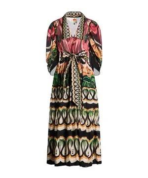 Farm Rio Printed Shirt Dress
