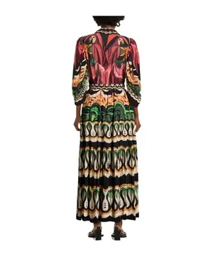 Farm Rio Printed Shirt Dress