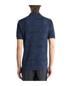 Etro Paisley Jacquard Polo Shirt