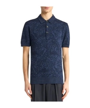 Etro Paisley Jacquard Polo Shirt
