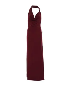 ANIYE BY Norah Halterneck Maxi Dress - Brown