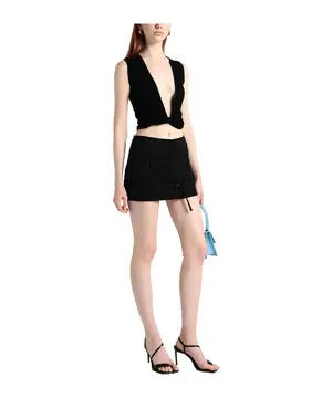 Jacquemus Two-tone Knit Top - Black