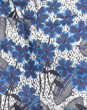 Max Mara Floral-print Tapered Cropped Trousers