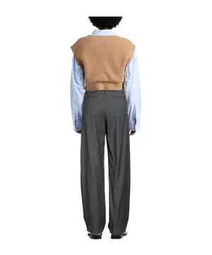 Sportmax Tailored Straight-leg Trousers With Crystal Embellishments