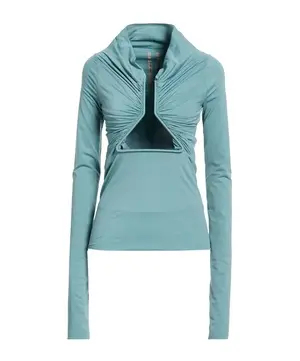 Rick Owens Solid Color Tops - Dark Turquoise