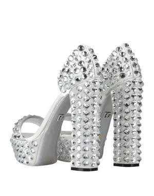 Dolce & Gabbana Embellished Block Heel Platform Sandals