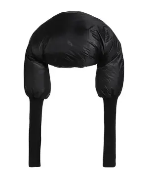 Rick Owens Minimalist Solid Color Knit Down Jacket