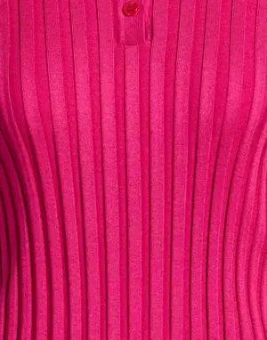 Dolce & Gabbana Solid-colored Ribbed Knit Top
