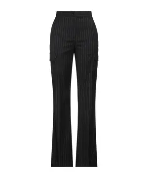 MAISON MARGIELA High Waisted Pinstriped Wide Leg Trousers