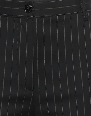 MAISON MARGIELA High Waisted Pinstriped Wide Leg Trousers
